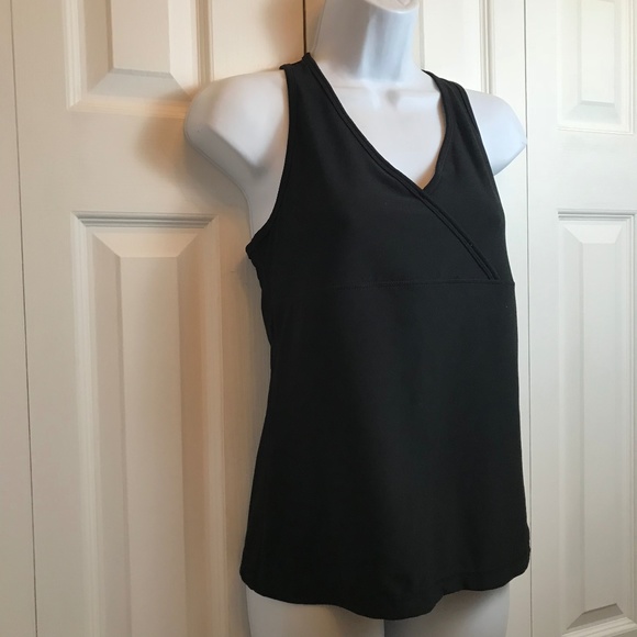 Danskin | Tops | Danskin Now Black Athletic Yoga Work Out Top Sz M ...